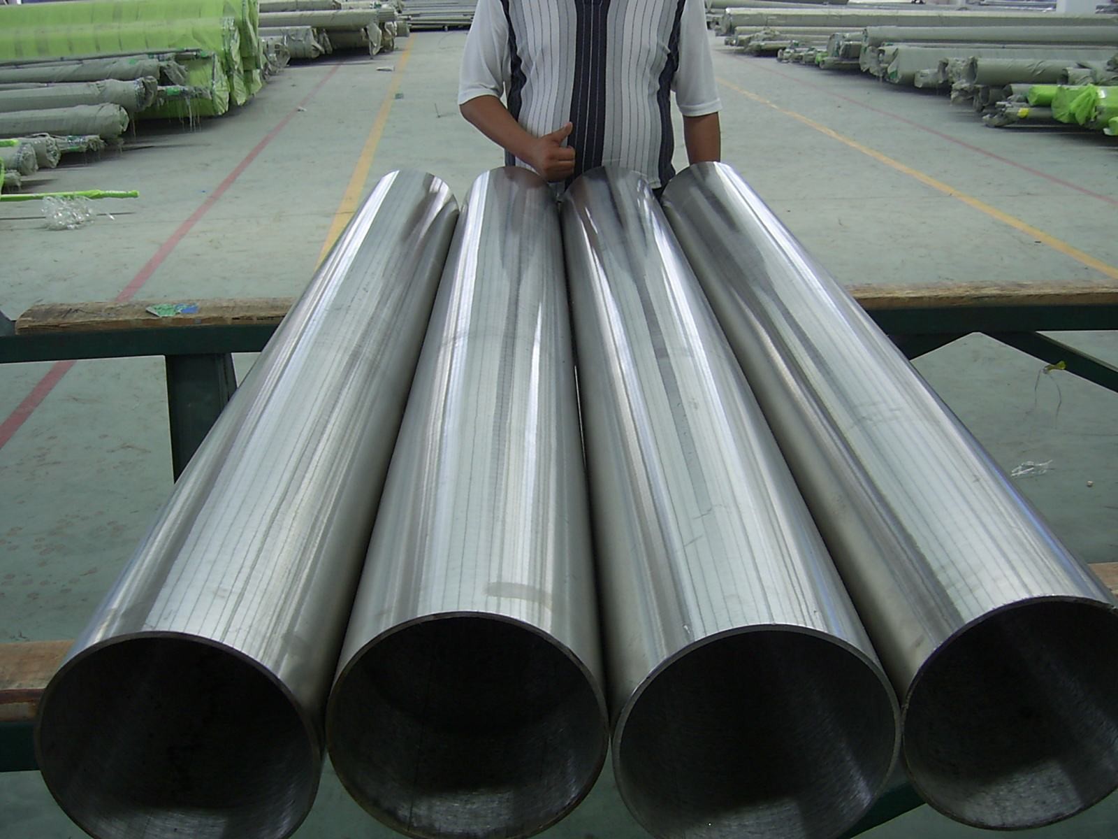 MTC 2 Inch 304 SS Steel Pipes AISI JIS A554 Stainless Steel Round Pipe